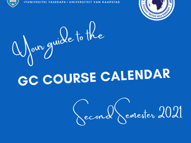 GC Course Calendar: Second Semester 2021 | Global Citizenship